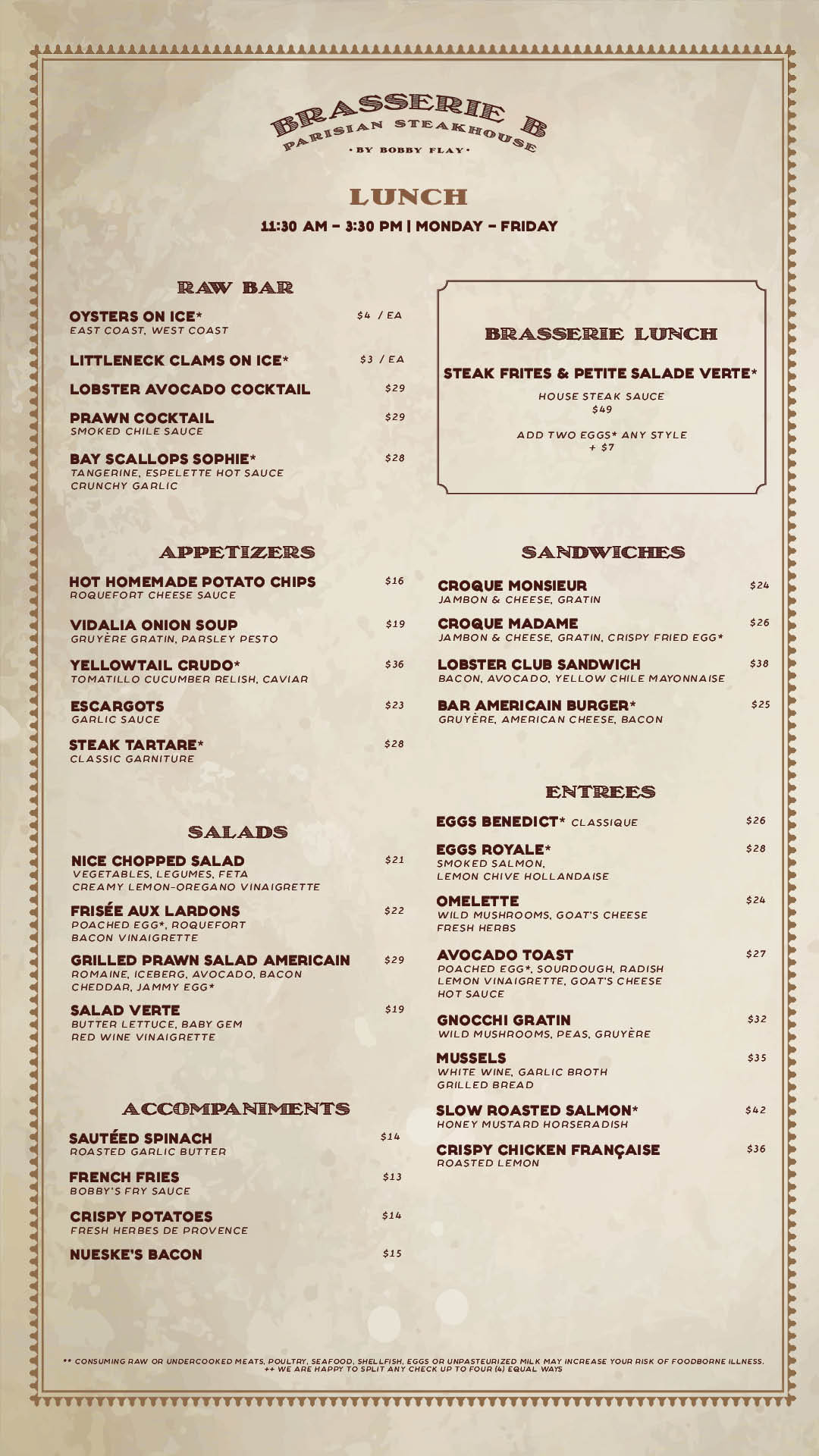 Caesars Palace Las Vegas Restaurants - All 42 Dining Options + Menus ...