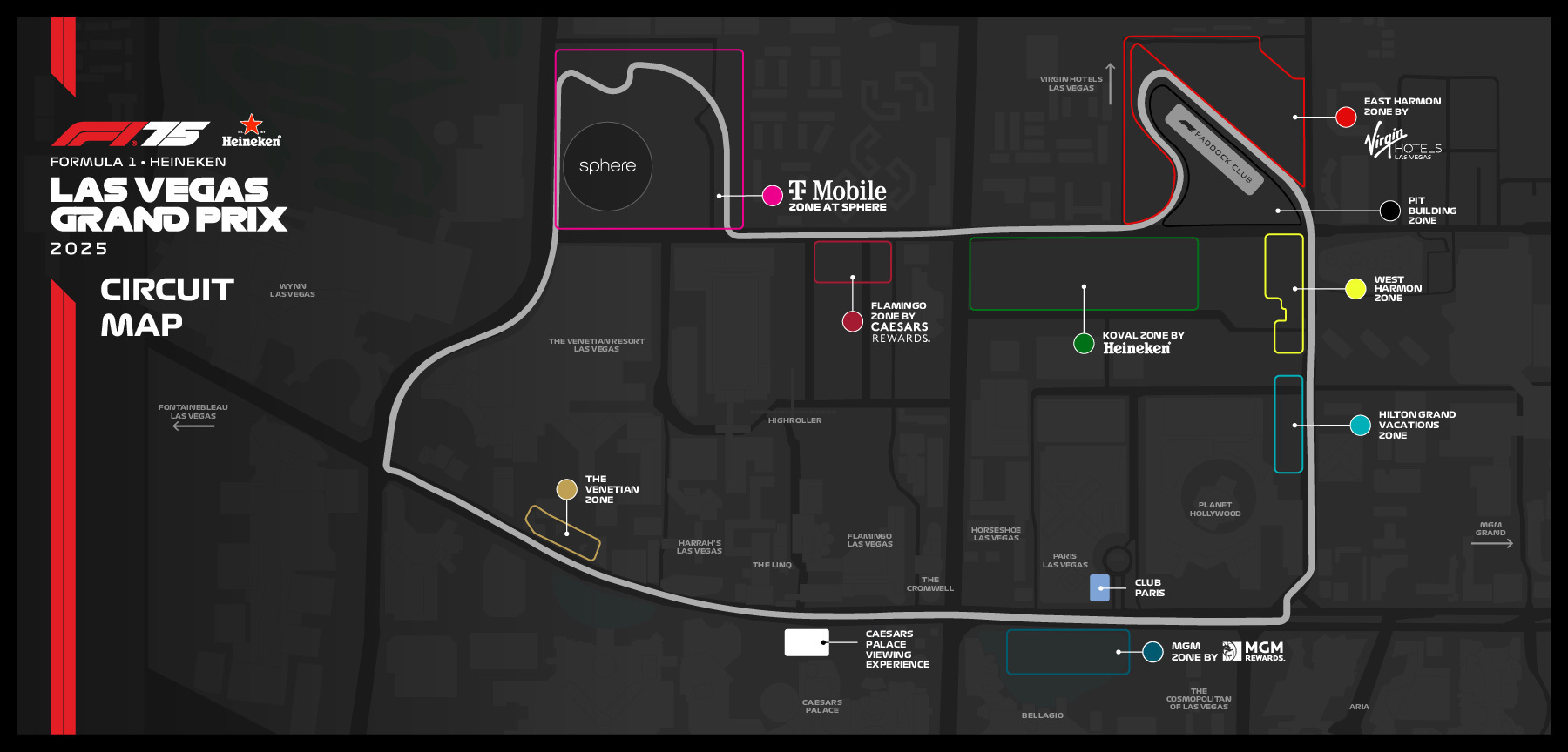 F1 Grand Prix Las Vegas - Caesars Palace