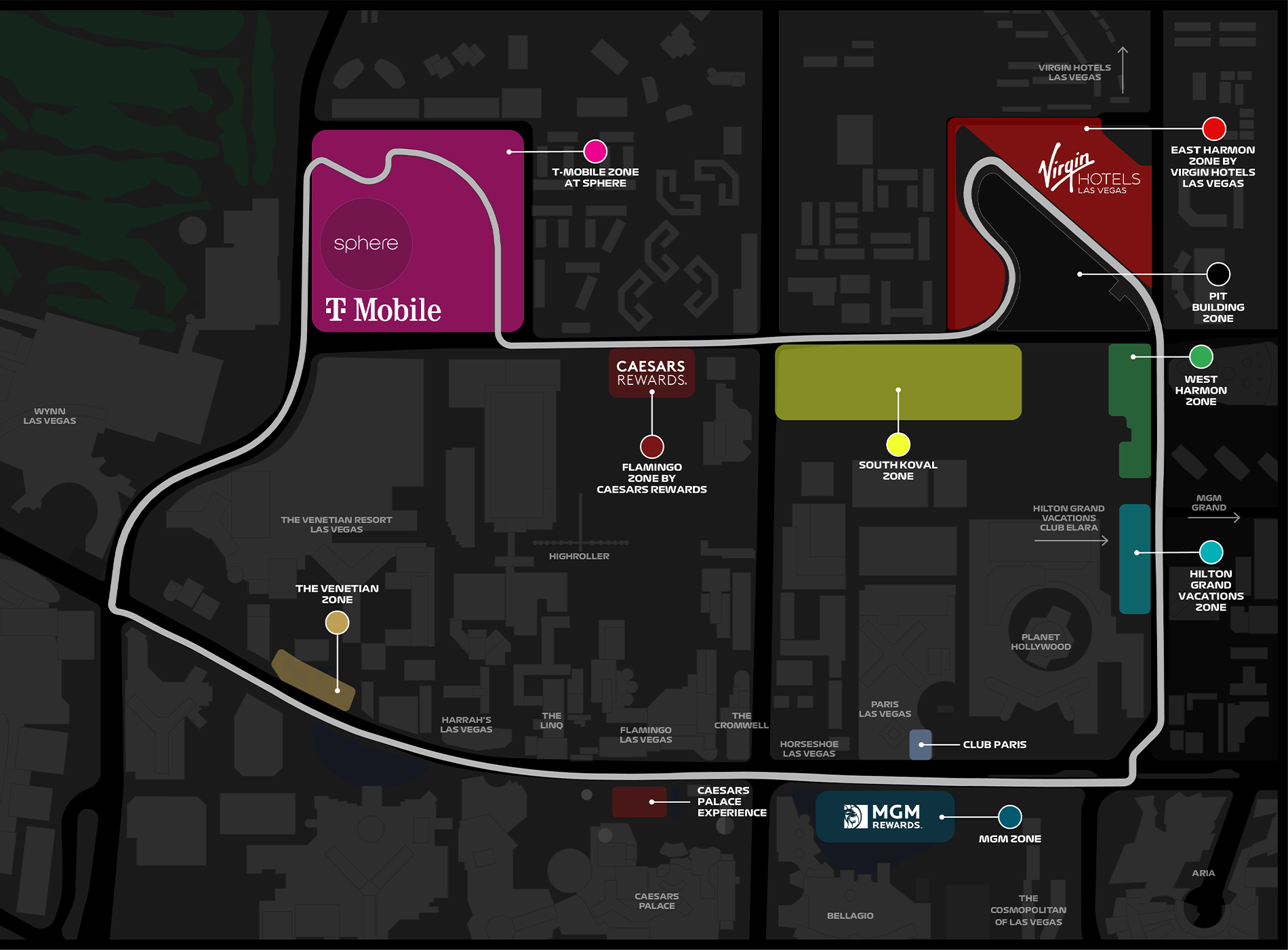 F1 Grand Prix Las Vegas - Caesars Palace