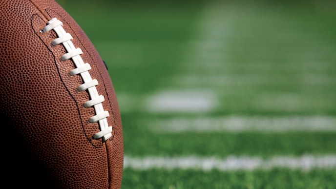 Nfl Football On Field